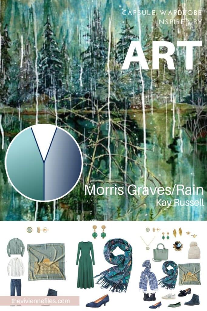 Accessories! Project 333 based on Morris Graves/Rain by Kay Russell ...