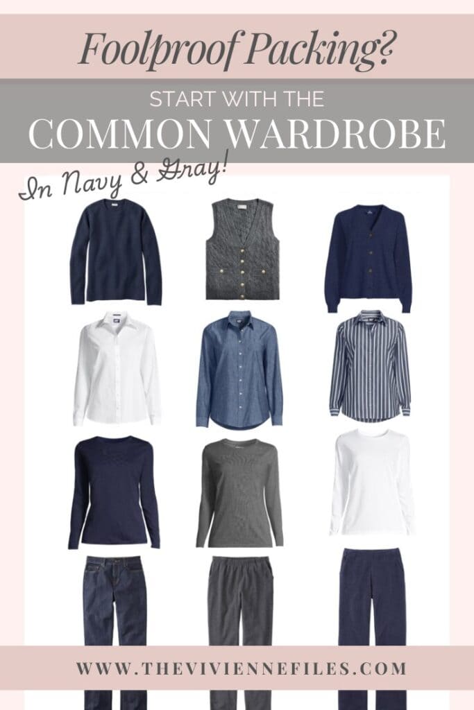 A Navy & Grey Lover? Start Packing with The Common Wardrobe - The ...